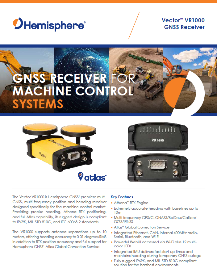 VR1000 Data Sheet – Hemisphere GNSS