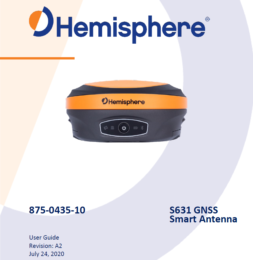 S631 User Guide – Hemisphere GNSS