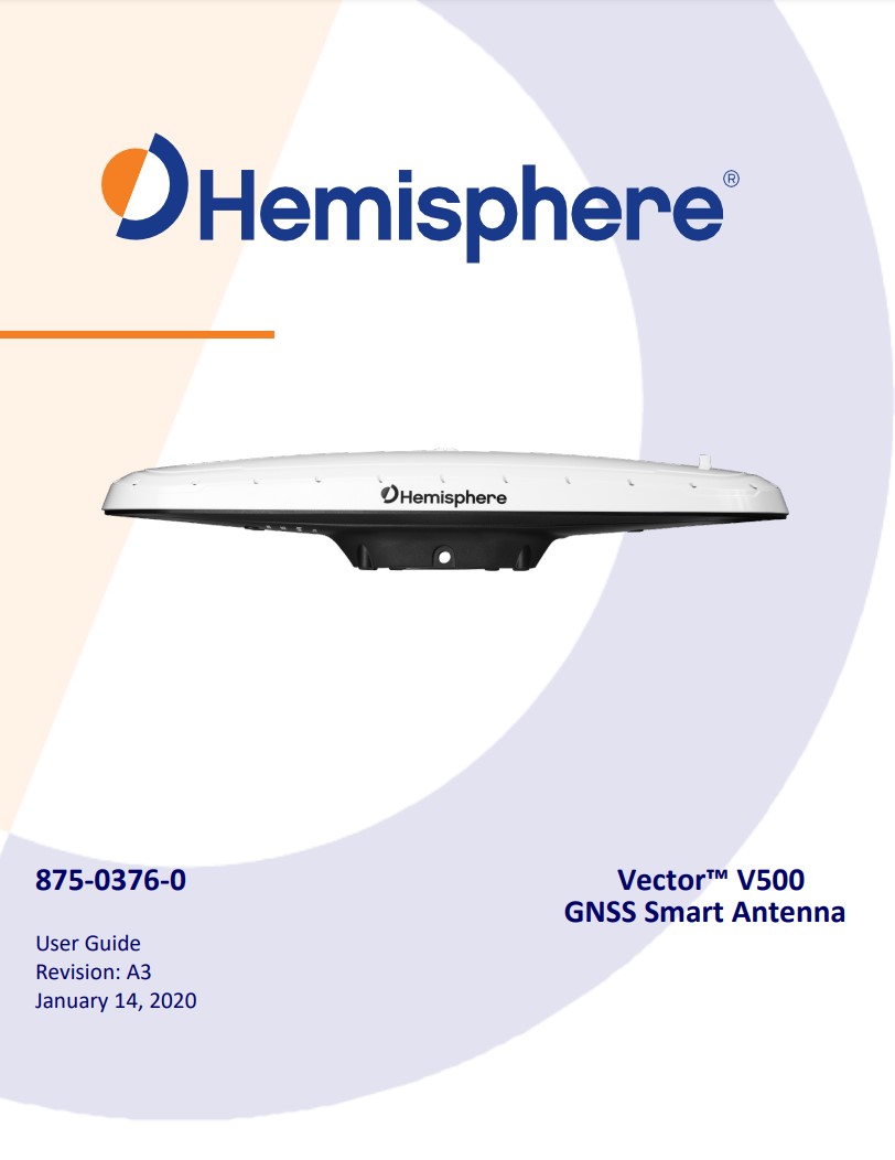 V500 User Guide – Hemisphere GNSS