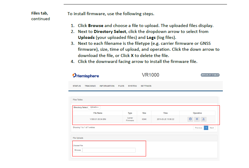 Configuring the VR1000 Using the WebUI – Hemisphere GNSS