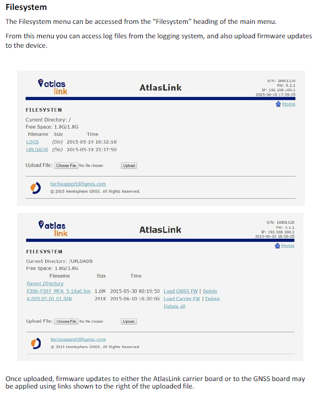 Connecting AtlasLink to Web UI – Hemisphere GNSS