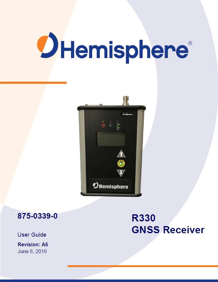 R330U User Guide – Hemisphere GNSS